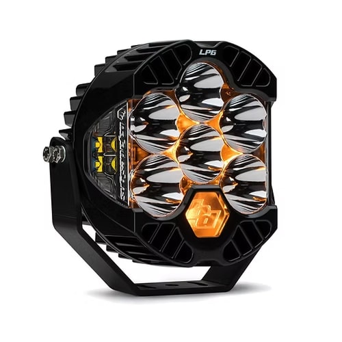 Baja LP6 Pro LED Driving Combo Light - Clear - Lenger Racing